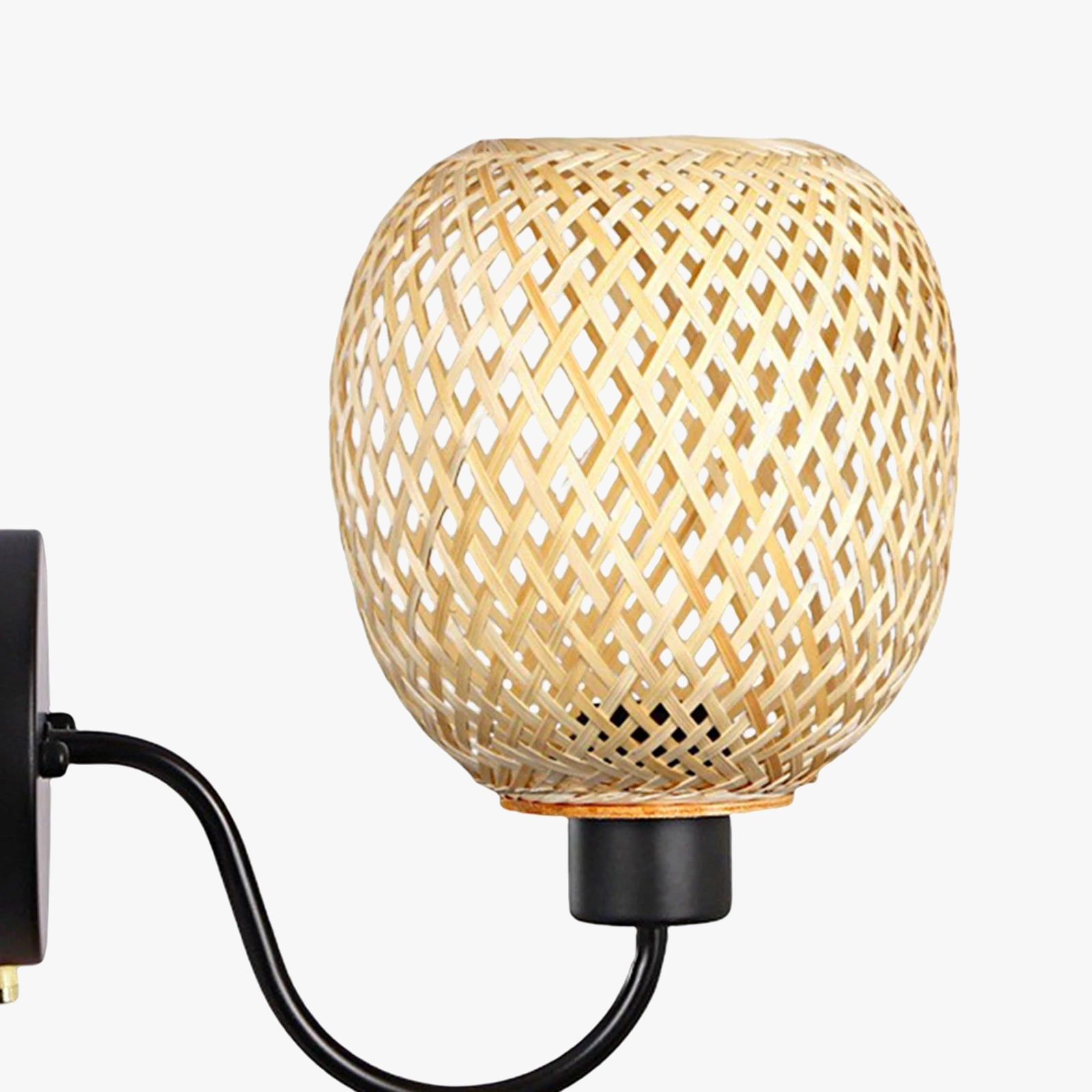 Appliques murales en rotin | Luminaires en ligne sur Lumeers.com