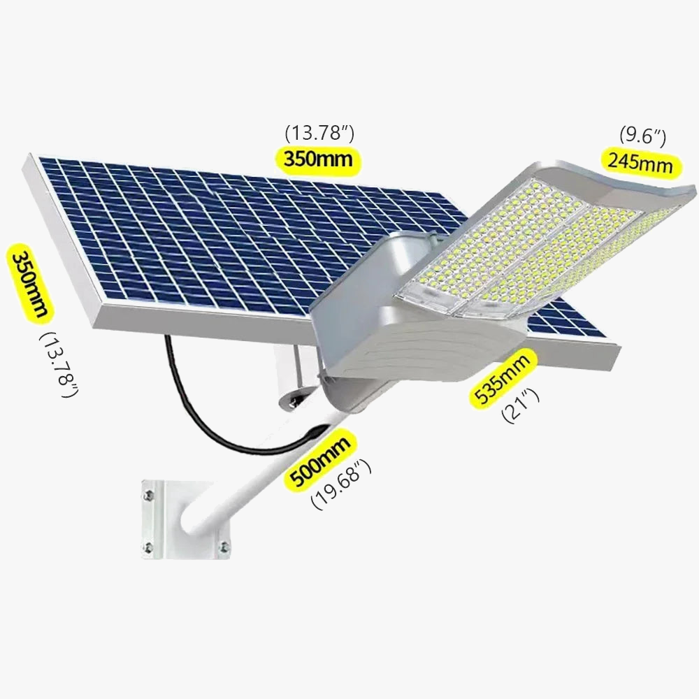 Lampadaire led solaire super lumineux pour extérieur et jardin | Lumeers