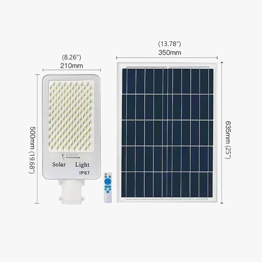 Lampadaire led solaire super lumineux pour extérieur et jardin | Lumeers