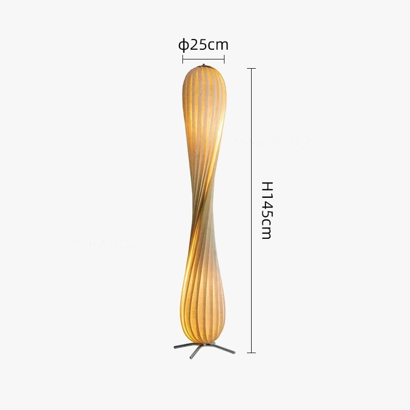 Lampadaire moderne design luxe courbé pour éclairage élégant | Lumeers.com