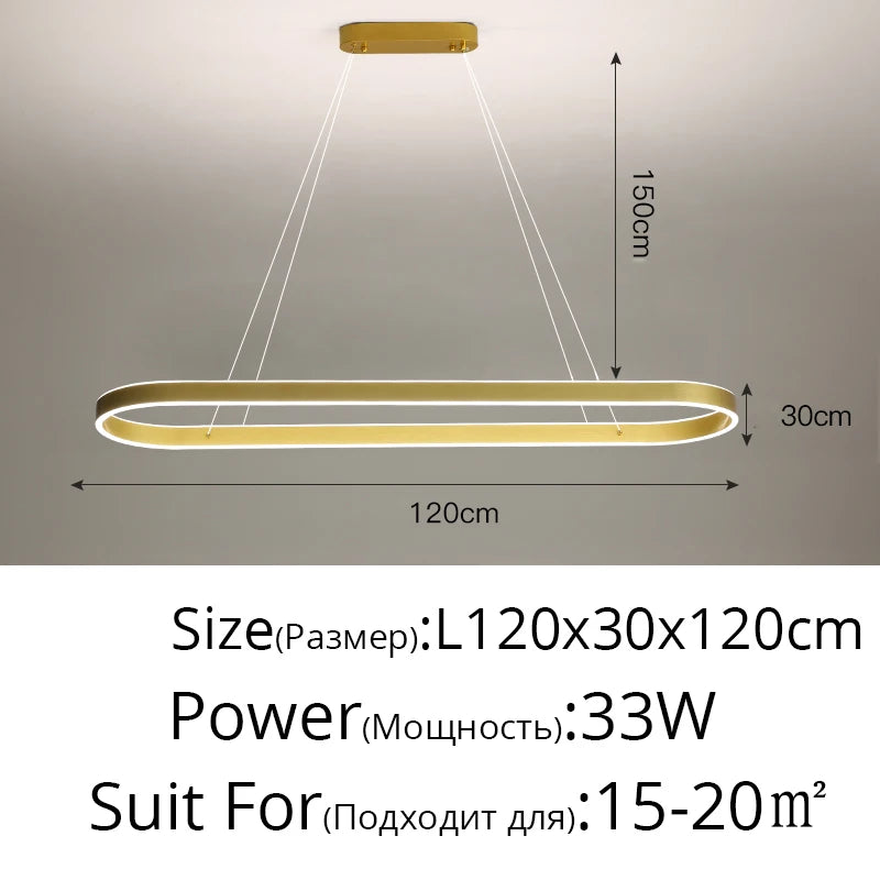 Lustre simple blanc long moderne led salon salle à manger chambre hall ...