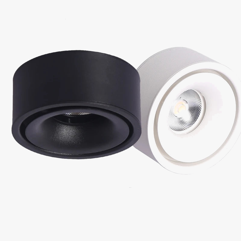 Spot led rond en surface à intensité variable | Lumeers.com