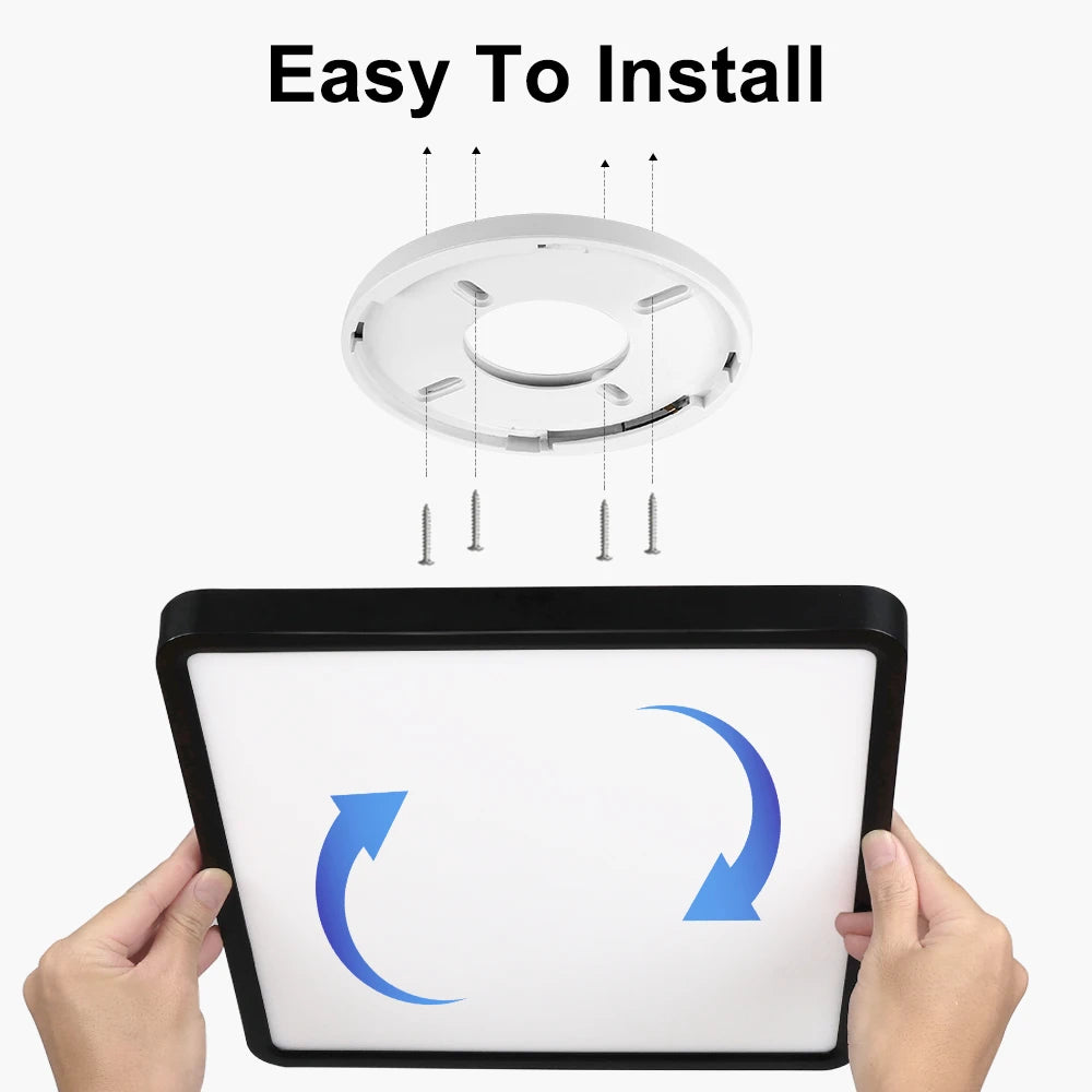 Tuya smart led plafonnier app commande vocale alexa google télécommande ...