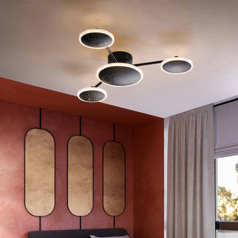 Plafonnier design avec plusieurs ronds led creative | Lumeers